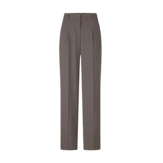Riani Weite Hose mit B&uuml;gelfalte - - Trousers - Damen - Braun - XL