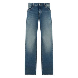 Icon Denim Los Angeles Gerades Jeans aus Baumwolle - - Jeans - Damen - Blau - W27