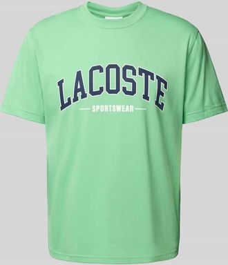 Lacoste T-Shirt mit Label-Print