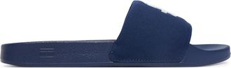 Tommy Hilfiger Pantoletten Tommy Hilfiger Th Script Pool Slide FW0FW09286 Blau