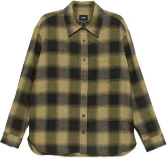 A.P.C. A. p.c. Check-pattern Button-up Shirt