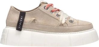 INUIKII Femme, Chaussures, Beige, Taille: 41 EU Matilda Suede Baskets