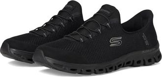 Skechers Femme Glide-Step Pursuit Fashion-Sneakers, Black Mesh, 39.5 EU