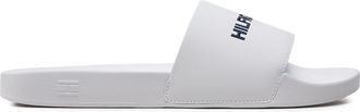 Tommy Hilfiger Pantoletten Tommy Hilfiger Hilfiger 85 Pool Slide FM0FM05021 Wei&szlig;