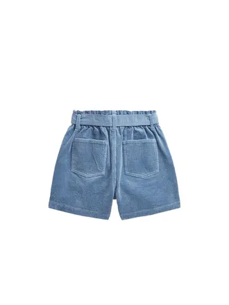 Polo Ralph Lauren Paperbag Flat Front Denim Shorts - Blue