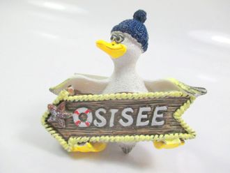 Generic M&ouml;we Magnet Comic Ostsee Pfeil Souvenir Germany Meer Strand Urlaub