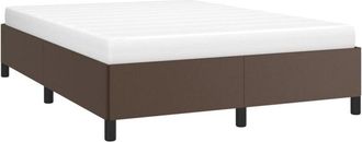 vidaXL Cadre de lit sans matelas marron 140x190 cm similicuir vidaXL