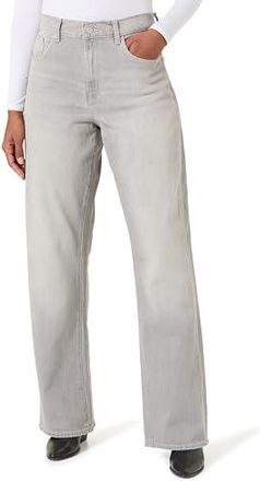 7 For All Mankind Tess Trouser Drive Jeans, Gris, 31W Femmes