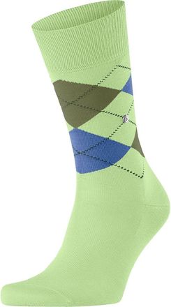 Burlington Chaussettes Manchester Carreaux Vert Clair 7434