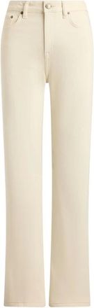 Ralph Lauren Jean droit taille haute - Femme - Jeans - Beige - Taille: W28