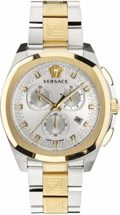 Versace Chrono Geo Chronograph - - Accessories - Herren - Grau - ONE SIZE