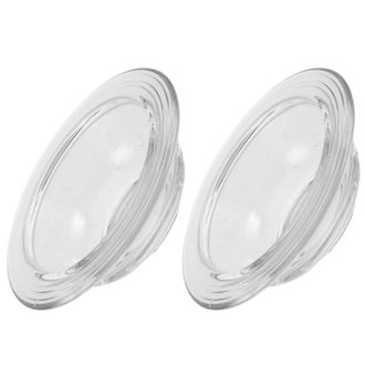 BESPORTBLE SHINEOFI 2 St&uuml;ck Ersatzglas Schalen 95cm f&uuml;r Wachsw&auml;rmer Hitzebest&auml;ndige Wachsschmelzplatten zur Duftverteilung Glas Ersatzschale f&uuml;r Aromatherapie Ra