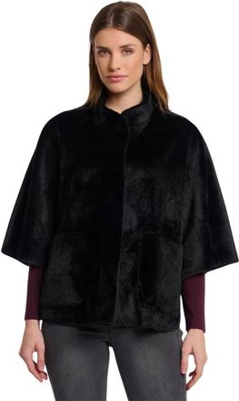 Rino&Pelle Femme, Vestes, Noir, Taille: 40 FR Dewi Cape