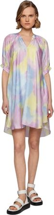 HUGO BOSS Minikleid f&uuml;r Damen, Seide (Bunt bedruckt)