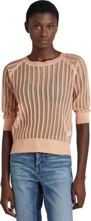 G-Star RAW Damen Pointelle Knitted Top