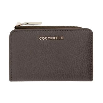 Coccinelle MW5 Portefeuille M&eacute;tallis&eacute; Souple - Femme - Accessoires - Vert - Taille: ONE Size