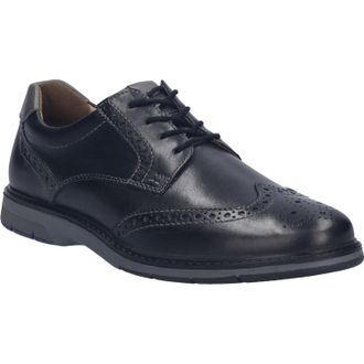 Josef Seibel Herren Halbschuh Stuart 04 in schwarz-kombi