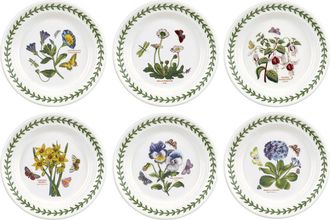 Portmeirion Ensemble de 6 soucoupes - Jardin Botanique