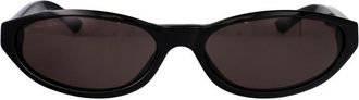Balenciaga Bb0007S Sonnenbrille mit ovalem Rahmen - - Accessories - unisex - Schwarzk - 59 MM