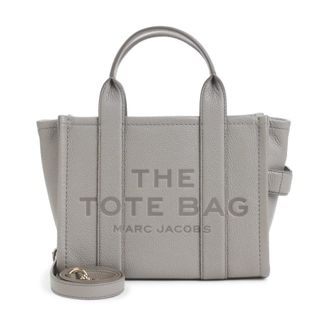 Marc Jacobs Femme, Sacs, Gris, Taille: ONE Size The Leather Small Tote Bag