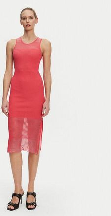 Pinko Strickkleid 104811 A2GJ N55 Orange Regular Fit