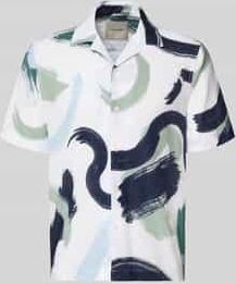 Only & Sons Regular Fit Freizeithemd aus Baumwoll-Leinenn-Mix Modell CAIDEN
