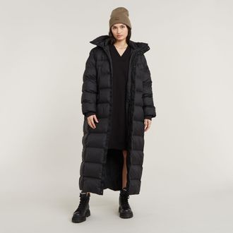 G-Star Whistler Long Puffer - Schwarz - Damen