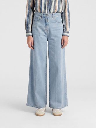 Momoni Jeans Femme couleur Bleu
