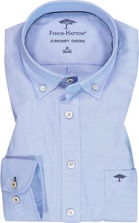Fynch-Hatton Fynch-Hatton Herren Hemd blau
