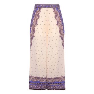 Zimmermann Maxine Wide Leg Hose - - Trousers - Damen - Mehrfarbig - S