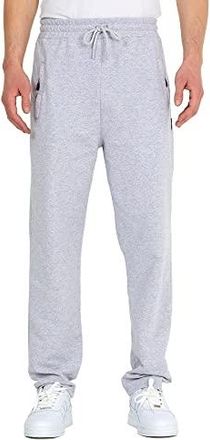 Comeor Pantalon de Jogging pour Homme avec Poches Zippées en Coton Pantalon Dentraînement de Sport