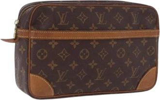 Louis Vuitton Sac pochette vintage doccasion - Femme - Pre-owned - Brun - Taille: ONE Size