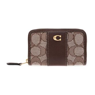 Coach Femme, Accessoires, Brun, Taille: ONE Size Logo Wallet