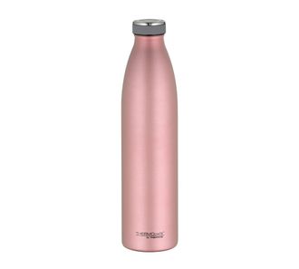 Thermocaf&eacute; by Thermos TC BOTTLE rose gold mat 1,00l, Isolierflasche aus Edelstahl, kohlens&auml;urefest, 12h hei&szlig; 24h kalt, Auslaufsicher, f&uuml;r Schule, Unterwegs & B&uuml;ro