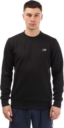 New Balance Sweatshirt f&uuml;r Herren, Rundhalsausschnitt, Athletisch (Schwarz)