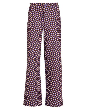 8 by YOOX PRINTED STRAIGHT LEG PANTS