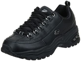 Skechers Sport Womens Premium Sneaker, Black, 8.5 W US