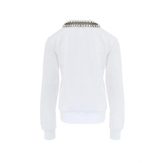 Gucci Womens White Cotton Sweatshirt Clothing
