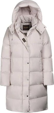 Moorer Femme, Manteaux, Blanc, Taille: 42 FR Bridget-Stp Down Jacket