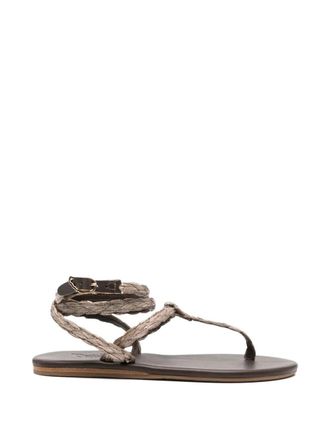 Ancient Greek Sandals Kalamida WomenS Flat Sandals