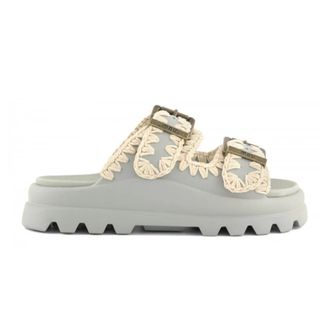 Mou Femme, Chaussures, Bleu, Taille: 38 EU Eva One-Piece Slide Two-Buckle