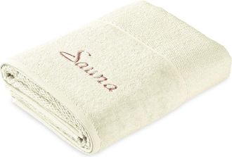 FROTTANA frottana Pearl Saunatuch 80 x 200 cm aus 100% Baumwolle, ivory
