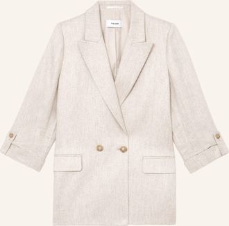 Reiss Reiss Blazer Nolah Mit Leinen Und 3/4-Arm beige