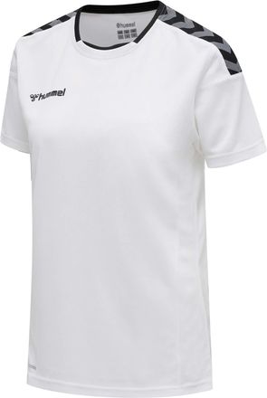 Hummel Damen Authentic Poly Jersey Damen S/S Trikot, White, XS