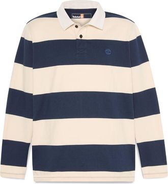 Timberland Poloshirt f&uuml;r Herren, Rugby, gestreift, sand, Large