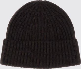Lisa Yang Bonnet beanie 100% cachemire c&ocirc;tel&eacute; avec revers