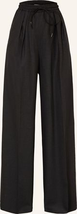 Max Mara Marlenehose Vetrino Aus Flanell grau