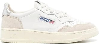 Autry Femme, Chaussures, Blanc, Taille: 38 EU Medalist Baskets