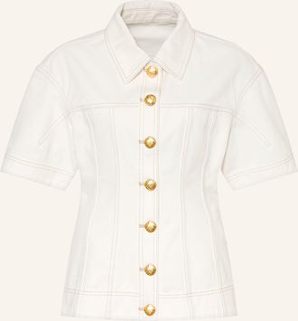 Aje Jeansbluse Annete weiss