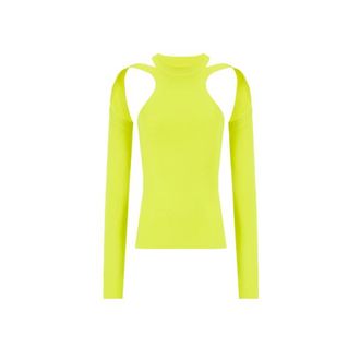 Dion Lee Top &agrave; d&eacute;coupes en maille